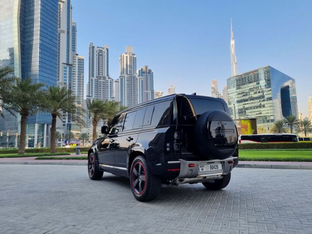 Rent Land Rover Defender V6 2023 in Dubai | Afamia Car Rentals
