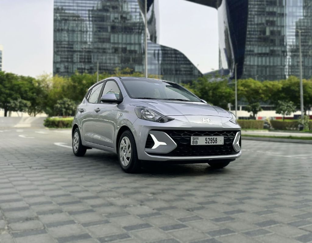 Rent Hyundai i10 Grand 2025 in Dubai | Afamia Car Rentals JLT Dubai